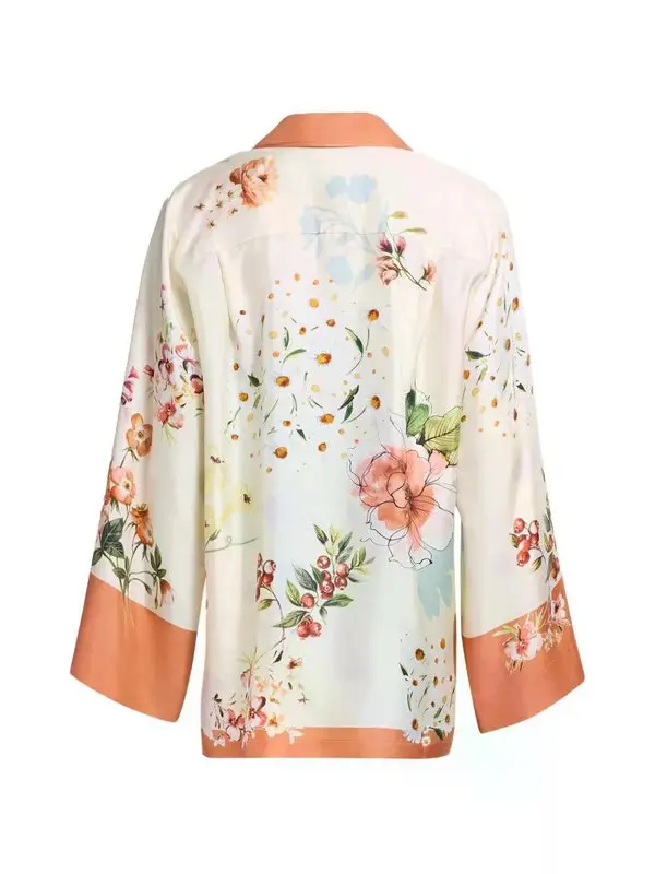 Elie Saab Floral-print Silk Shirt