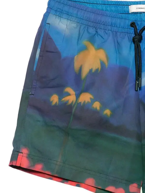 Commas Midnight Horizon Pocket Swim Shorts