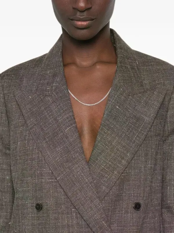 ALYSI Double-breasted Peaked-lapels Blazer