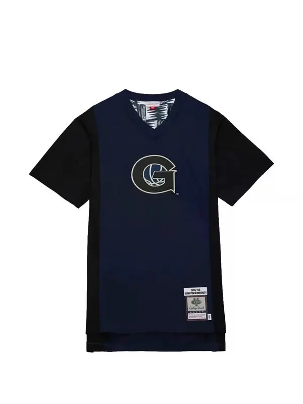 Mitchell & Ness Georgetown Hoyas 1995/96 Authentic Shooting T-shirt - Blue