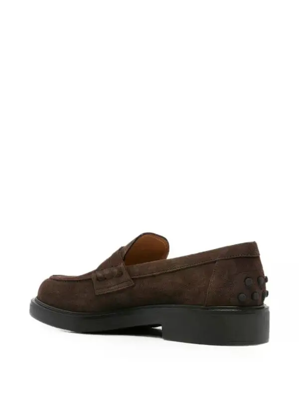 TOD'S Round-toe Leather Loafers