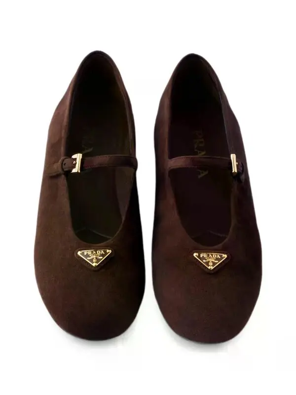 Prada Suede Ballerinas