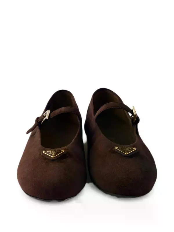 Prada Suede Ballerinas