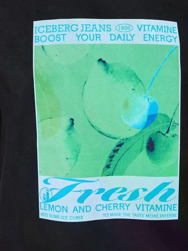Iceberg Graphic-print Cotton T-shirt