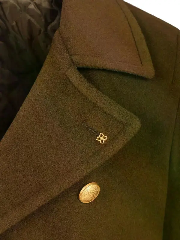 Tagliatore Double-breasted Wool Pea Coat