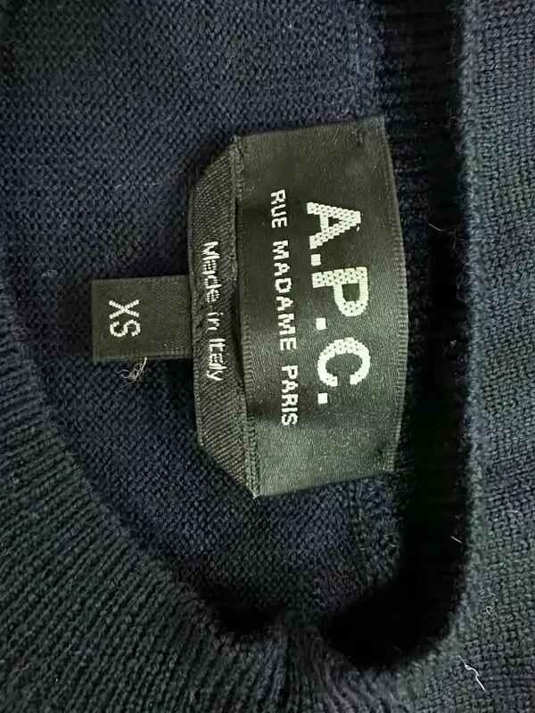 A.p.c. Crew-neck Knitted Sweater