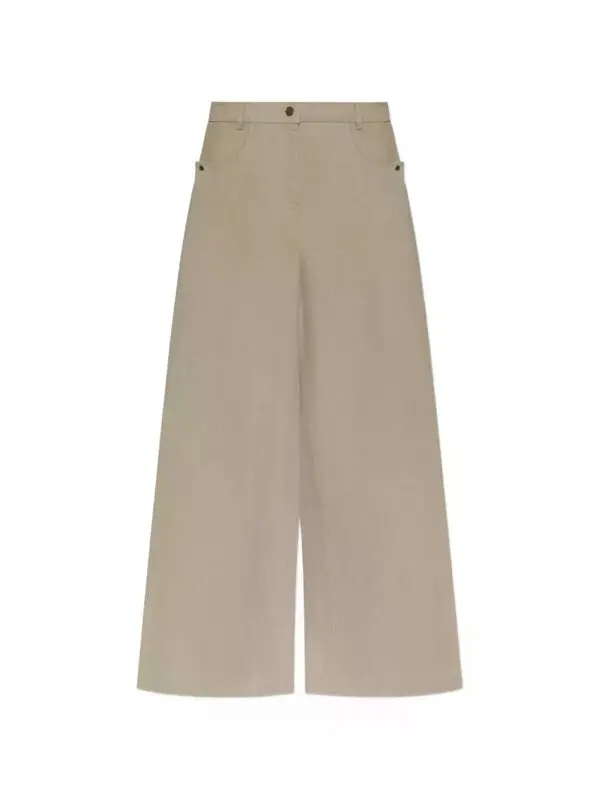 Max Mara Alamaro Wide-leg Jeans - Neutrals