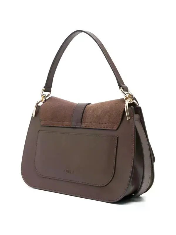 Furla Suede Shoulder Bag