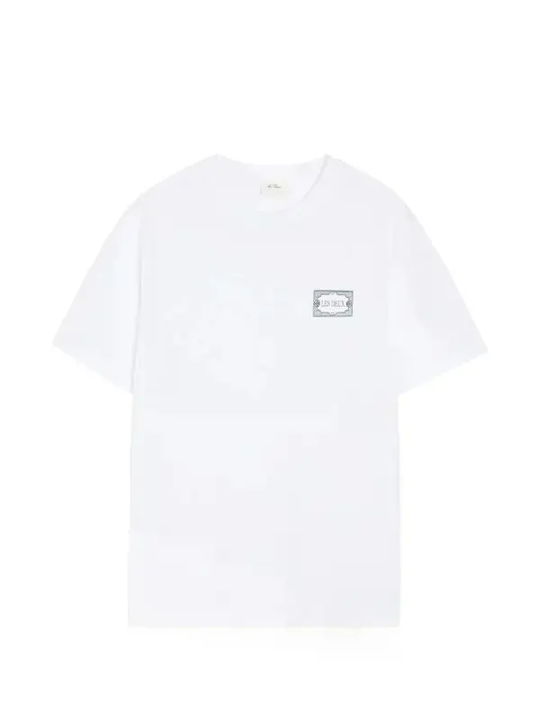 LES DEUX Logo-print T-shirt - White