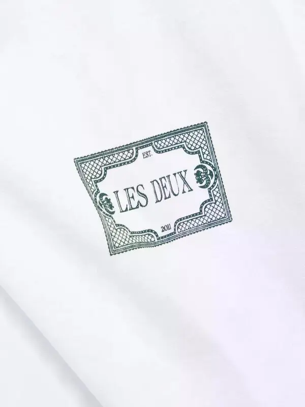 LES DEUX Logo-print T-shirt