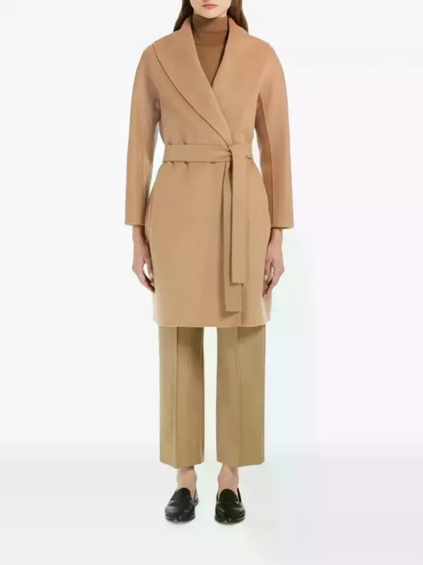 Max Mara Belted Single-breasted Coat