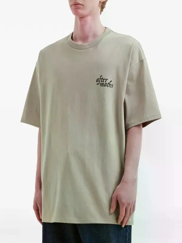 AFTERMATHS Graphic-print Cotton T-shirt