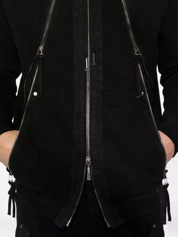 Masnada Long-sleeve Zip-fastening Hoodie