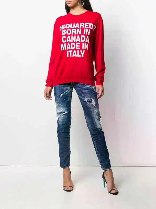 Dsquared2 Distressed Slim-fit Jeans