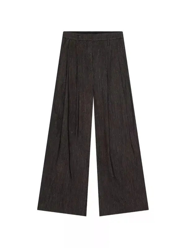 HERSKIND Bowie Pleated Trousers - Grey