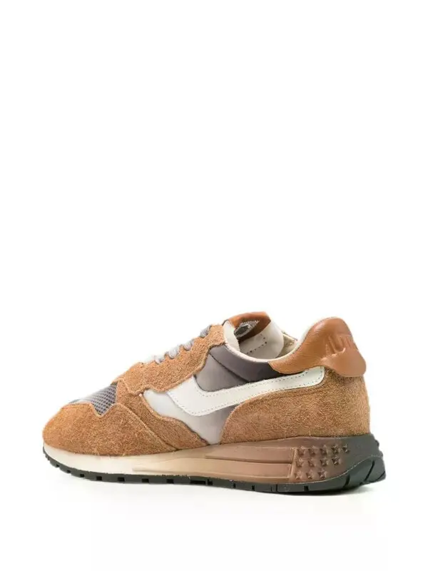 AUTRY Reelwind Suede-panel Sneakers - Brown