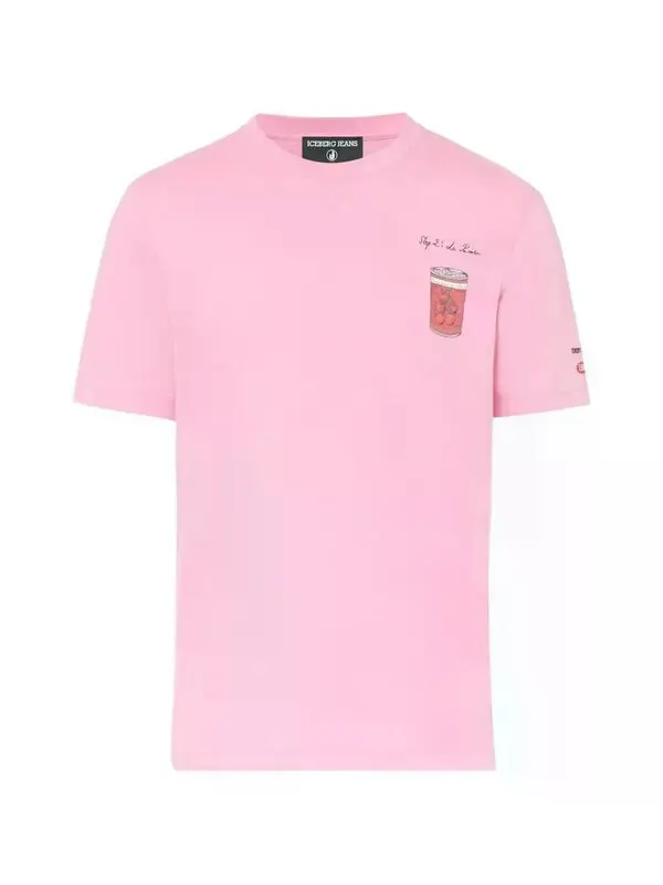 Iceberg Graphic-print T-shirt - Pink