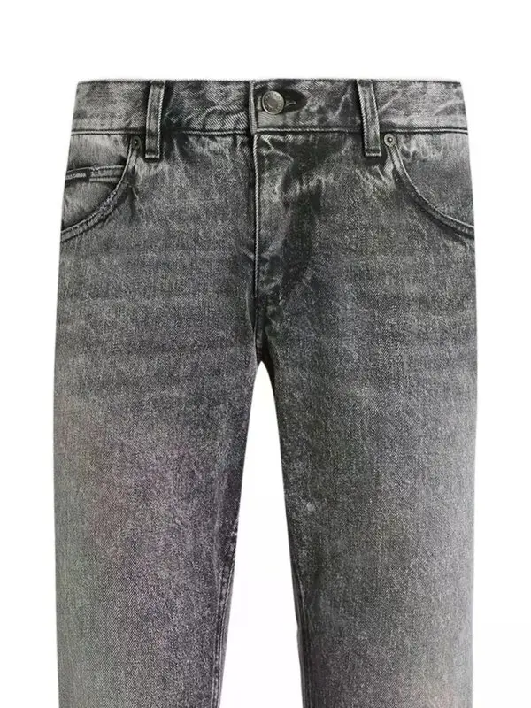 Dolce & Gabbana Zip-up Straight-leg Jeans