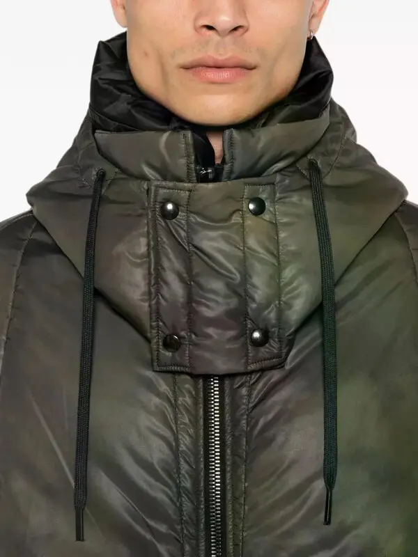 Masnada Printed Hooded Coat