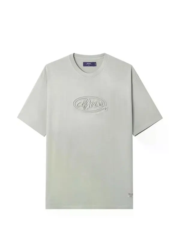 AFTERMATHS Rope-logo T-shirt - Grey