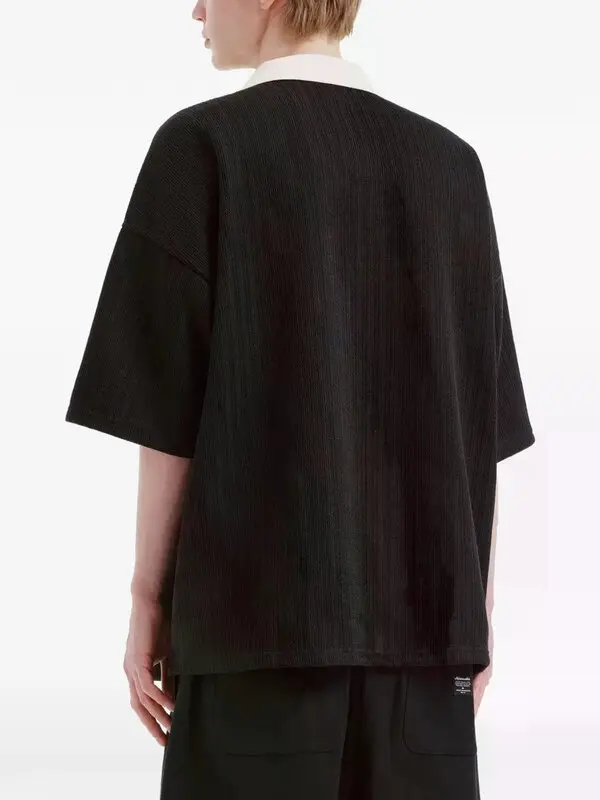 AFTERMATHS Logo-motif Ribbed Top