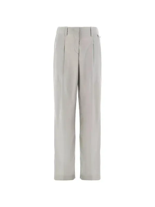 Herno Pleated-detail Trousers - Grey