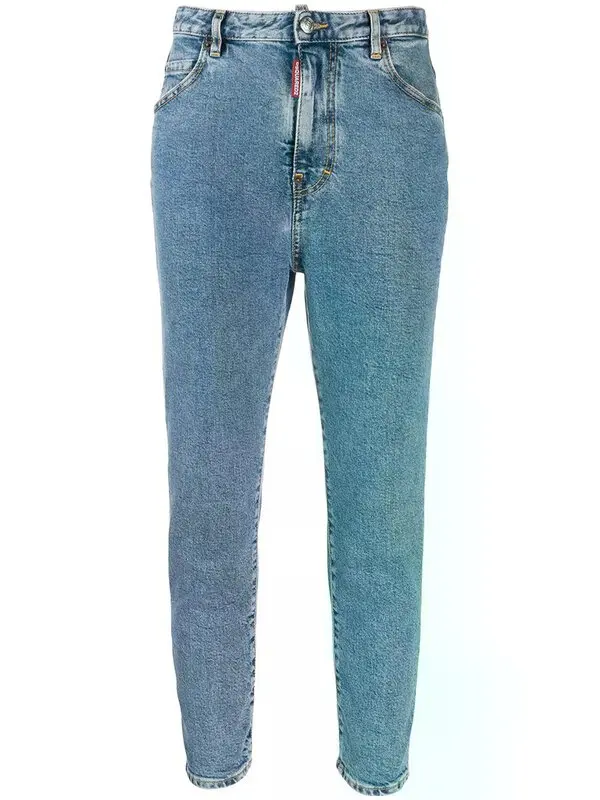 Dsquared2 Cropped Skinny Jeans - Blue
