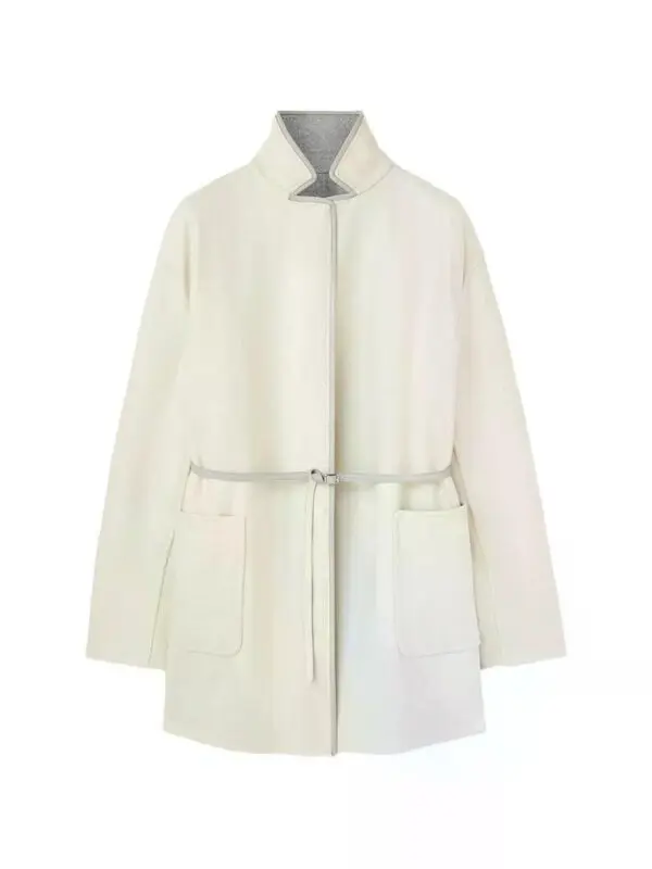 Loro Piana Jimi Belted Reversible Coat