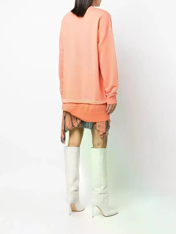 DIESEL® Embroidered-logo Sweat Dress