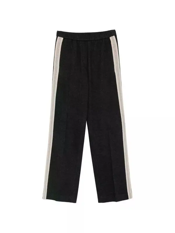 Peserico Side-stripe Track Pants - Grey