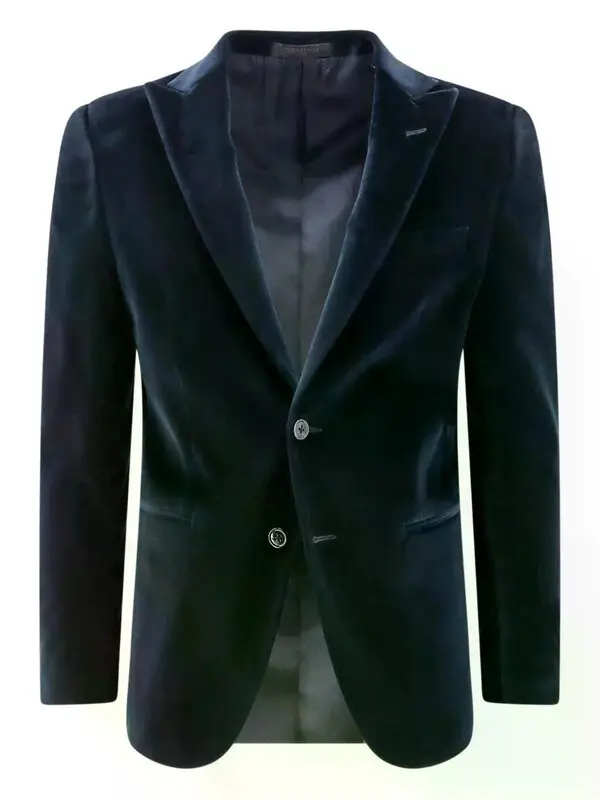 Corneliani Velvet Blazer - Blue