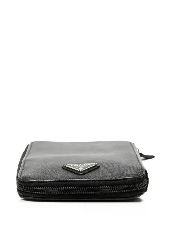 Prada 2000-2013 Saffiano Zip Around Wallet Long Wallets