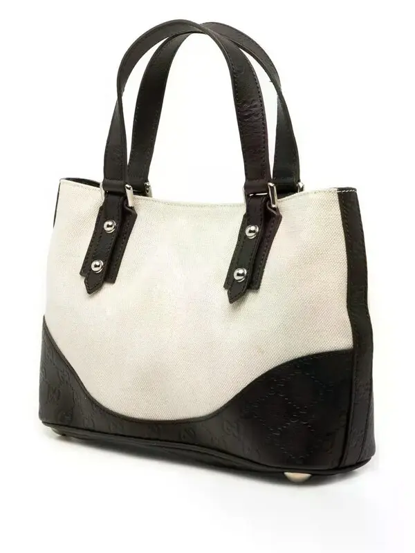 Gucci 2000-2015 Guccissima Trimmed Canvas Handbag