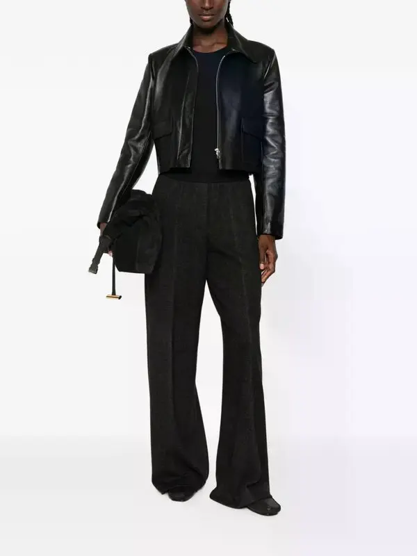 Peserico Pressed-crease Wide-leg Trousers
