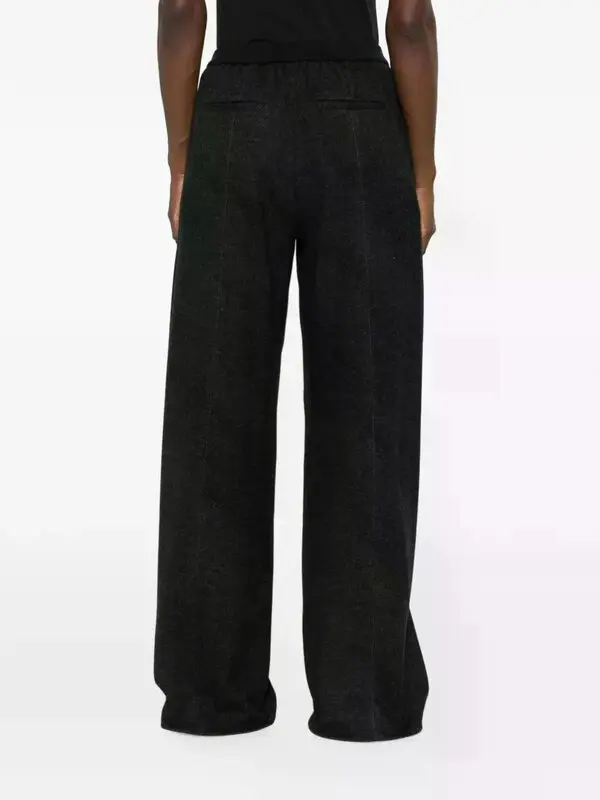 Peserico Pressed-crease Wide-leg Trousers