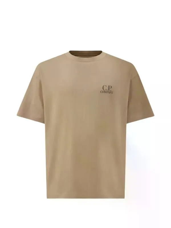C.P. COMPANY Logo-print T-shirt - Grey