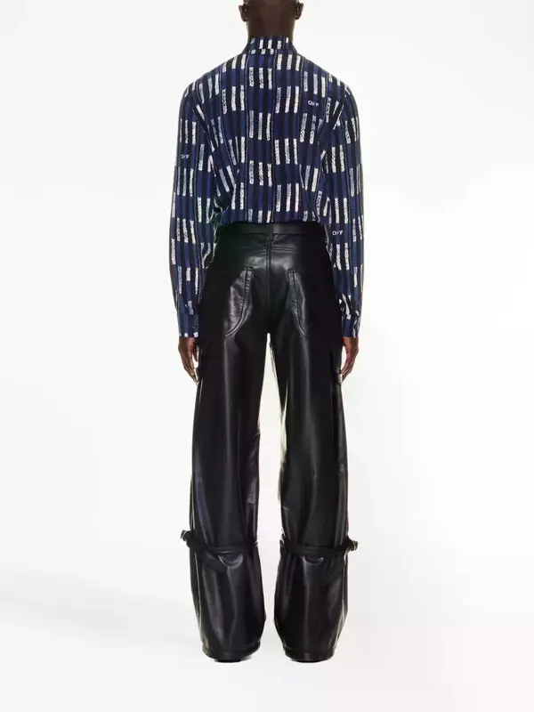 Off-White Carpenter Leather Trousers