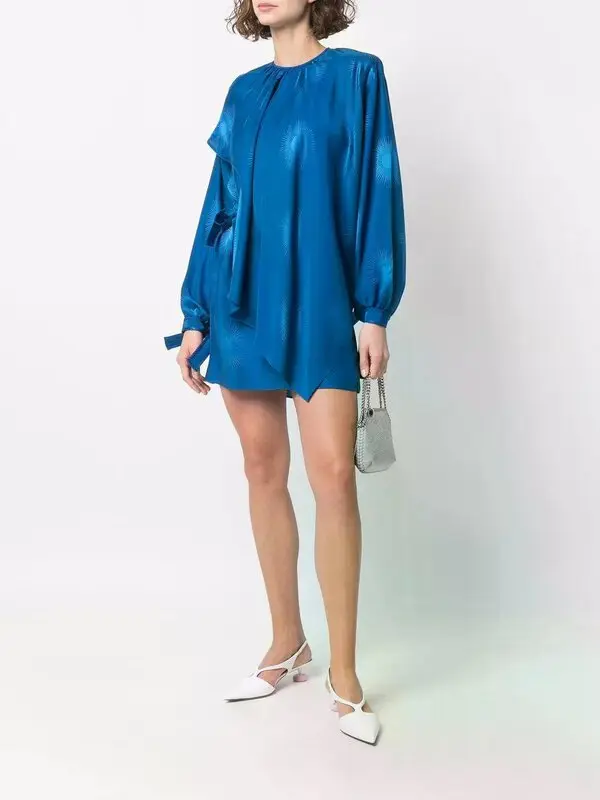 Stella McCartney Sun Motif Draped Mini Dress
