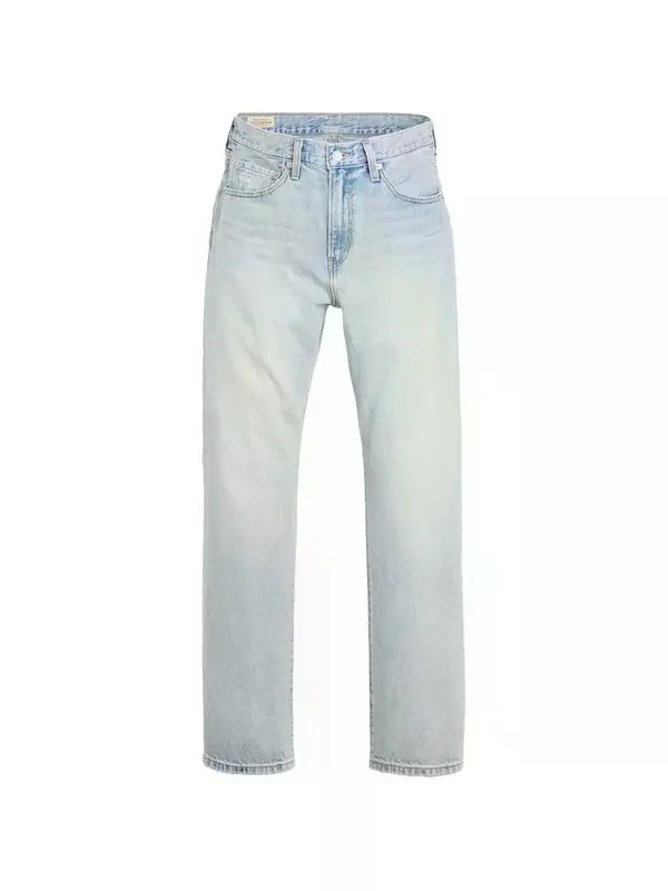 LEVI'S Easy Dad Faded-effect Straight-leg Jeans - Blue