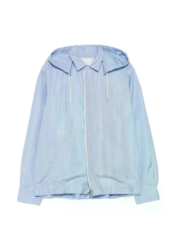 Sacai Striped Jacket - Blue