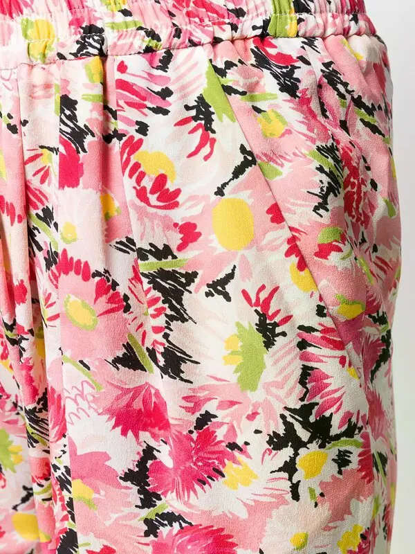 Stella McCartney Floral Print Cotton Trousers