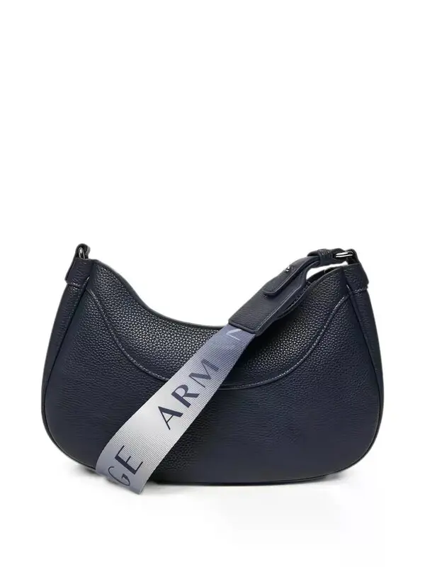 Armani Exchange Logo-print Shoulder Bag - Blue