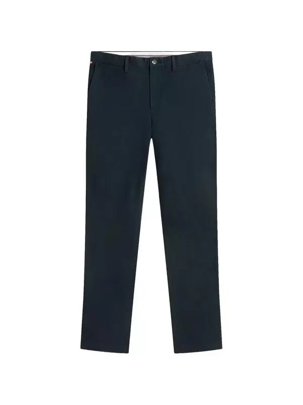 Tommy Hilfiger Denton Logo-patch Chinos - Blue