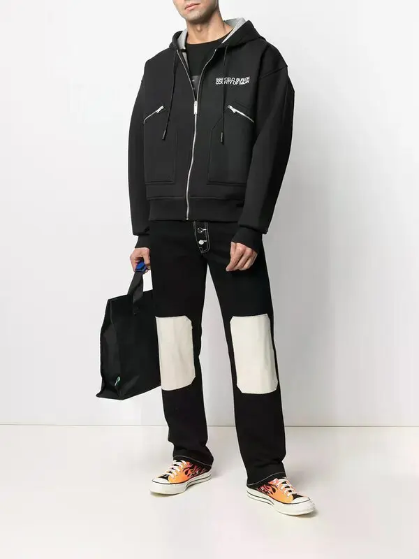 COUNTY OF MILAN Logo Hooded Bomber Jacket