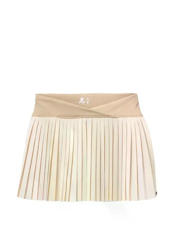AAPE BY *A BATHING APE Pleated Skirt - Neutrals