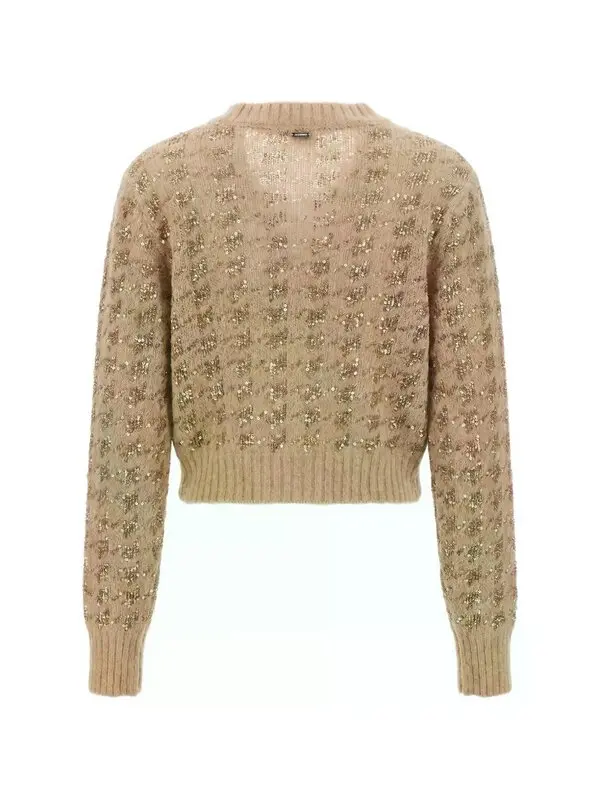TWINSET Sequin-embellished Knitted Sweater