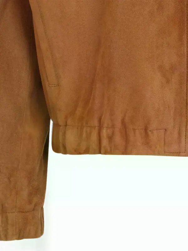 Paul Smith Tan Suede Zip-up Jacket