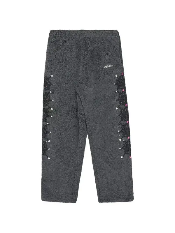 SP5DER Webstone Fleece Track Pants - Grey