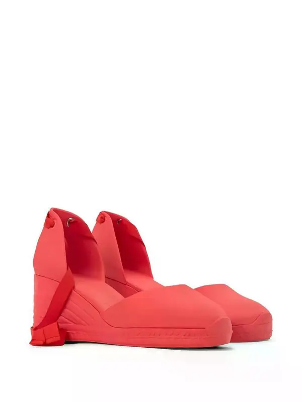 CastaÑer Careen Pebbled Espadrilles - Red
