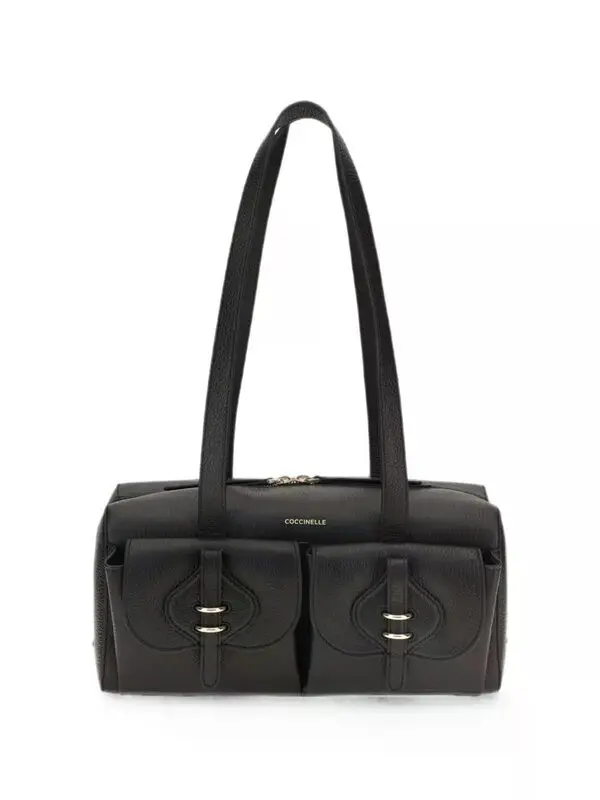 COCCINELLE Mavery Pocket Shoulder Bag - Black